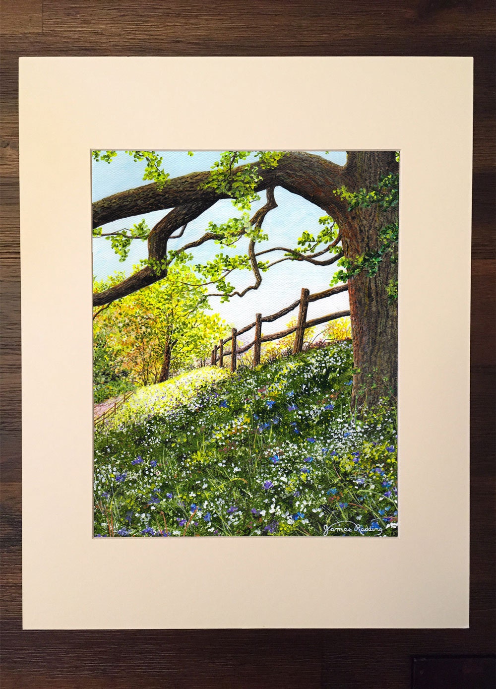 Meadow Painting - Spring Landscape - Field Painting - Nature Art ...