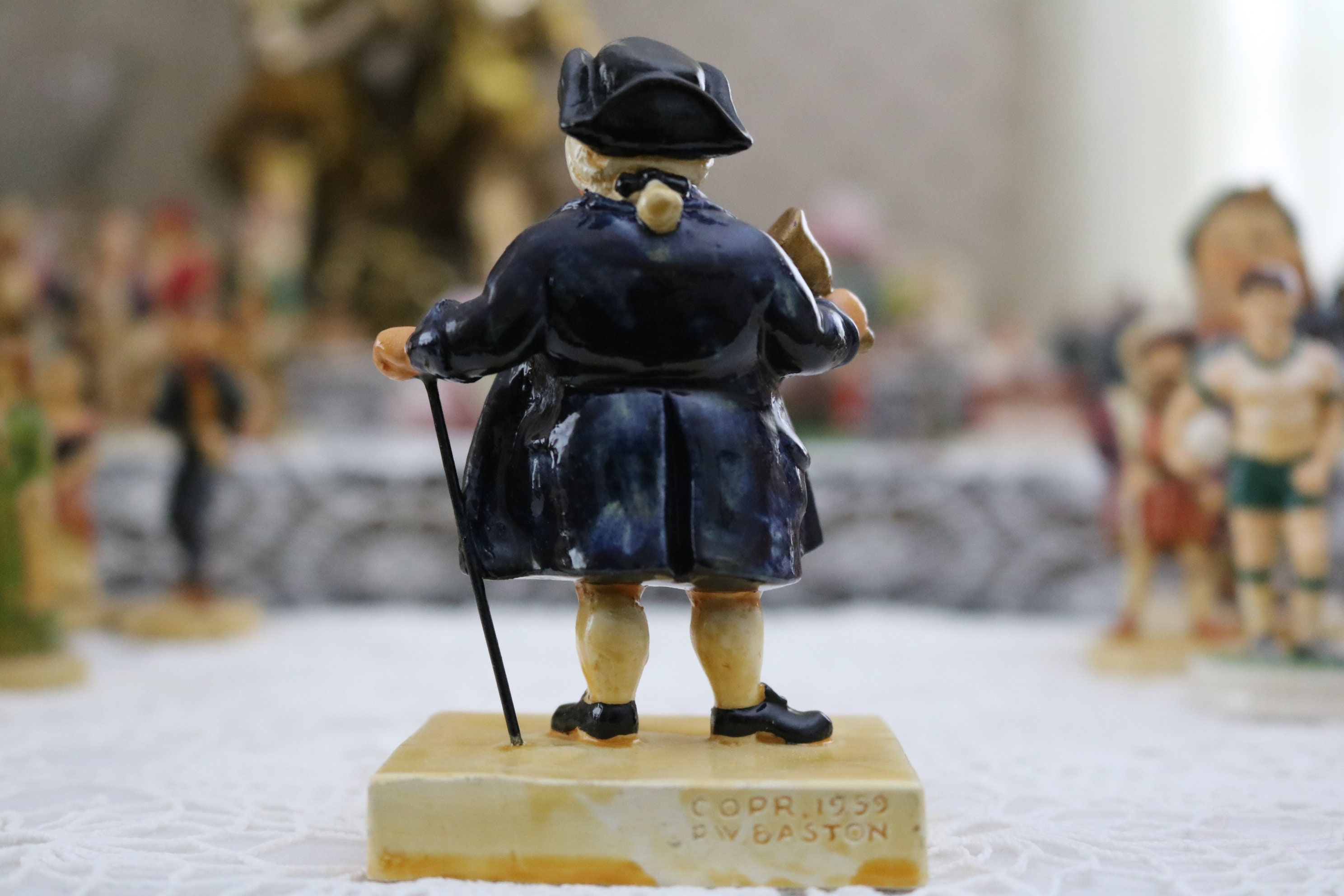 Sebastian Miniatures Colonial Bell Ringer SML-302A PW BASTON Marblehead ...