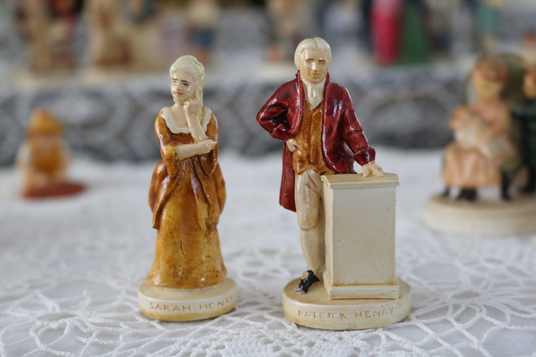 Sebastian Miniatures – Patrick & Sarah Henry, Ceramastone Figures - Etsy