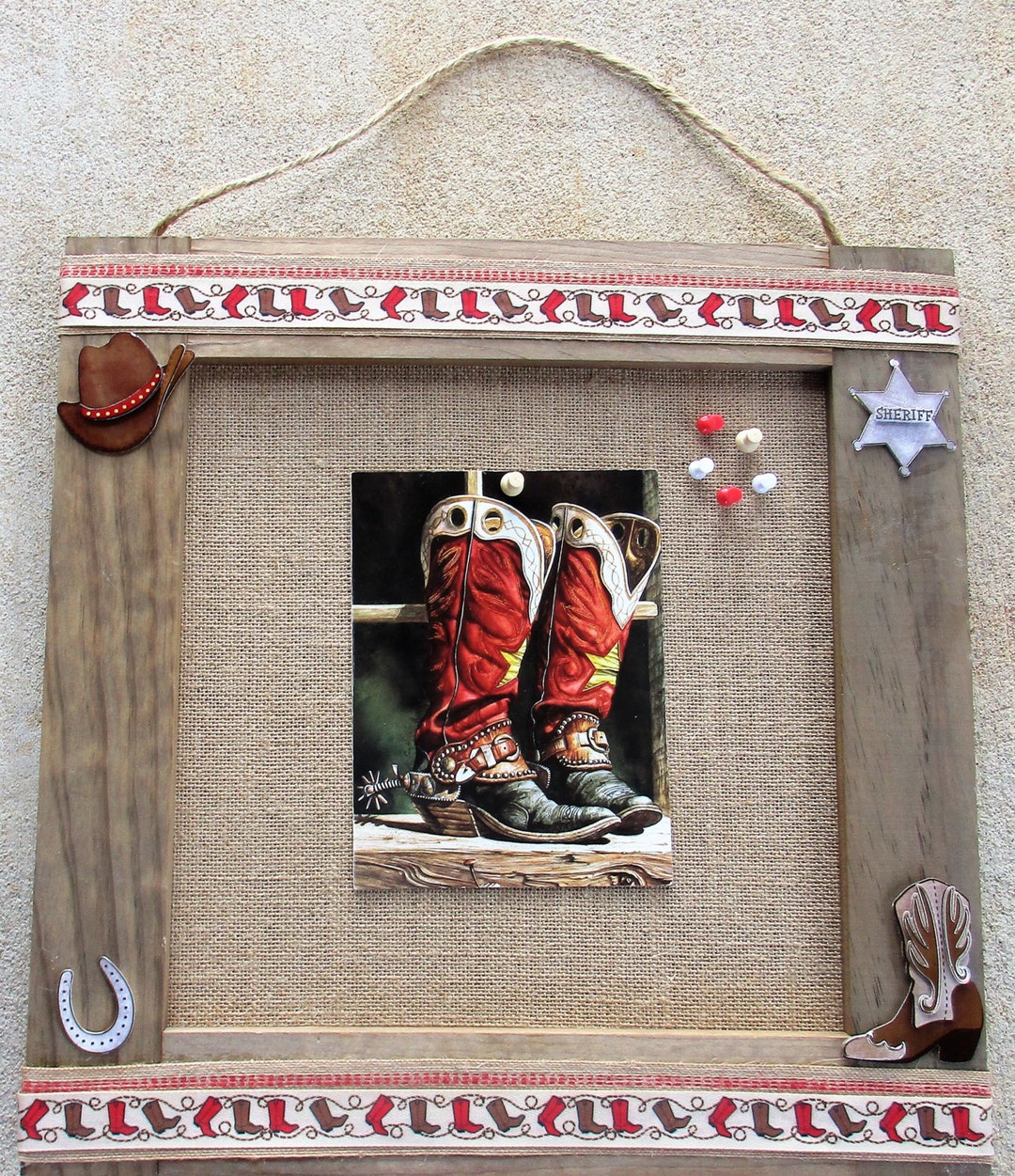 Kids Cowboy Pin Board, Cowboy Bulletin Board, Texas Bulletin Board ...