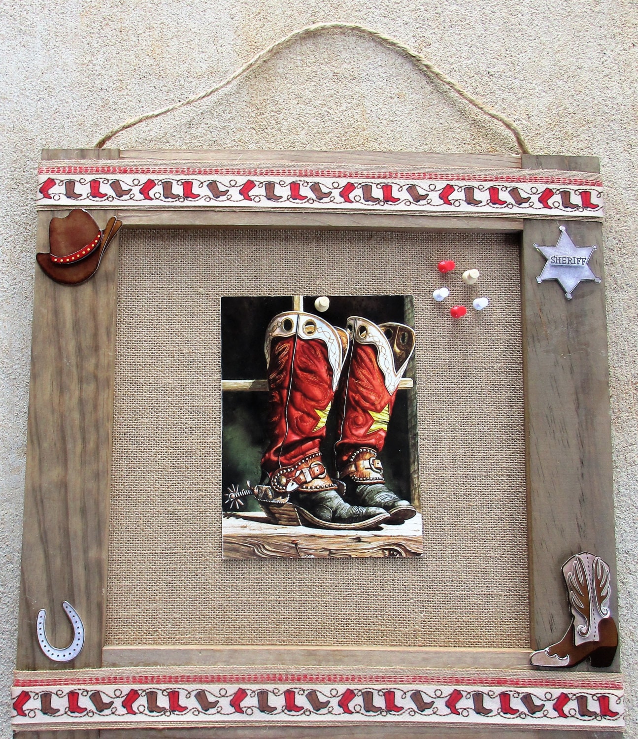 KIds Cowboy Pin Board, Cowboy Bulletin Board, Texas Bulletin Board ...
