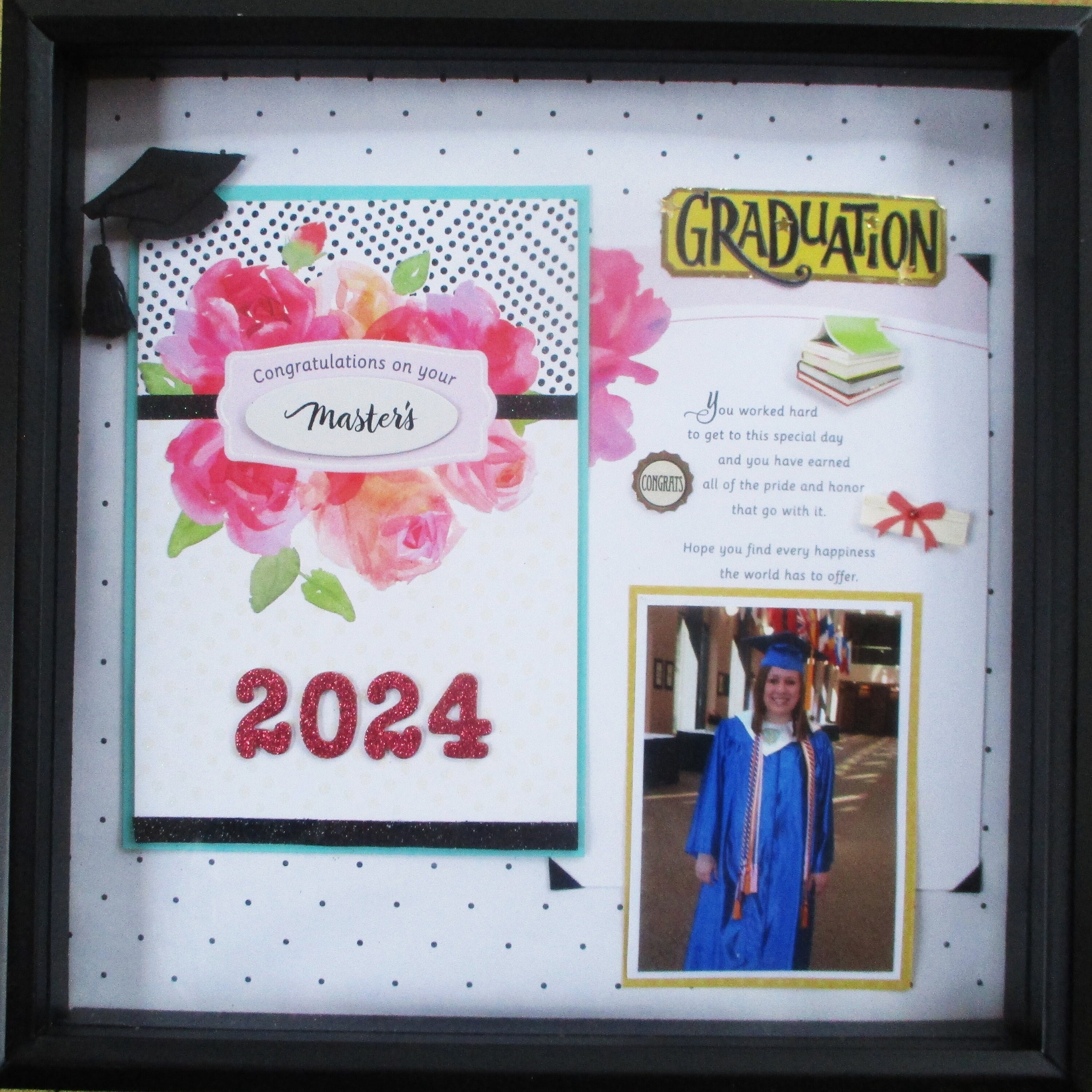2024 College Graduate Shadowbox Customized, 2024 College Graduate ...