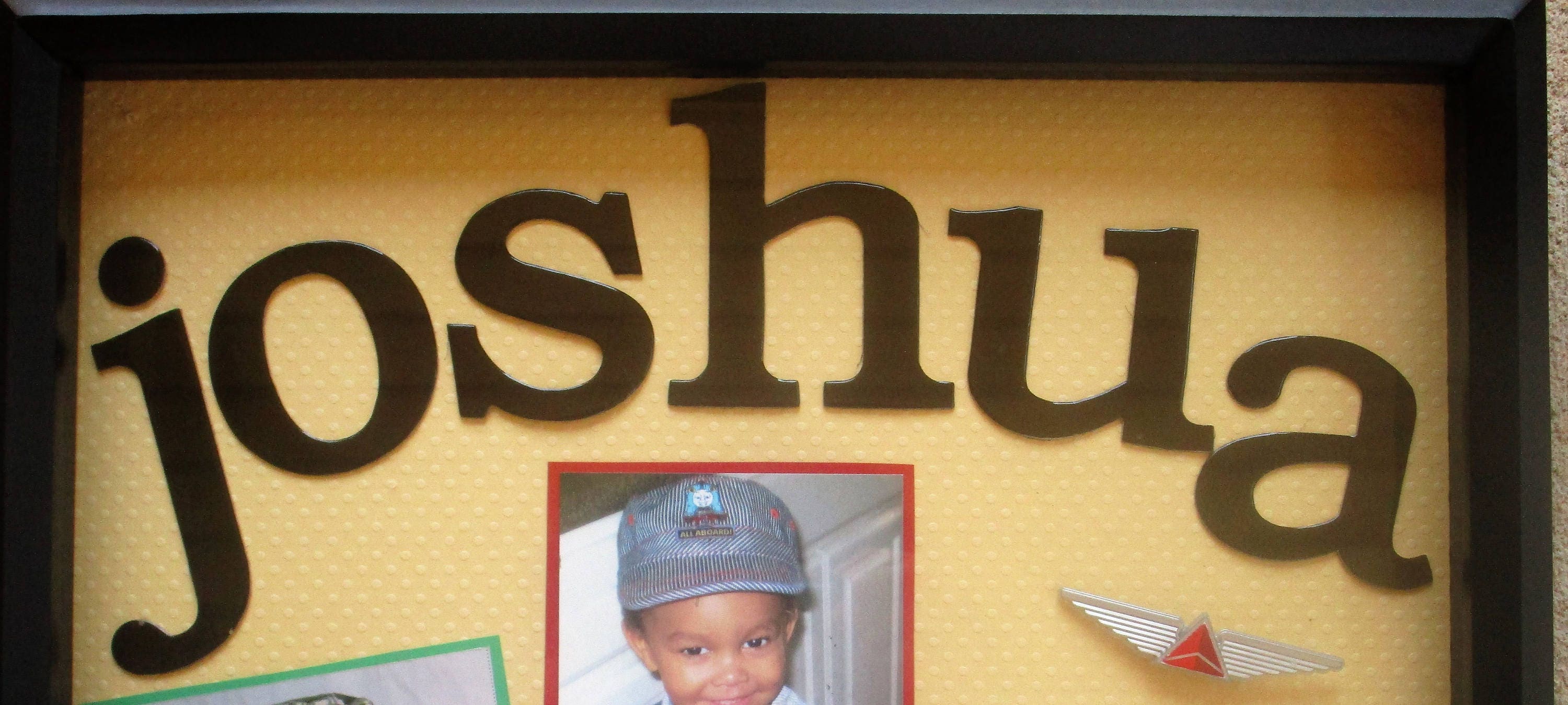 Personalized Shadow Box for Boy, Airplane Shadow Box, Airplane Wings ...