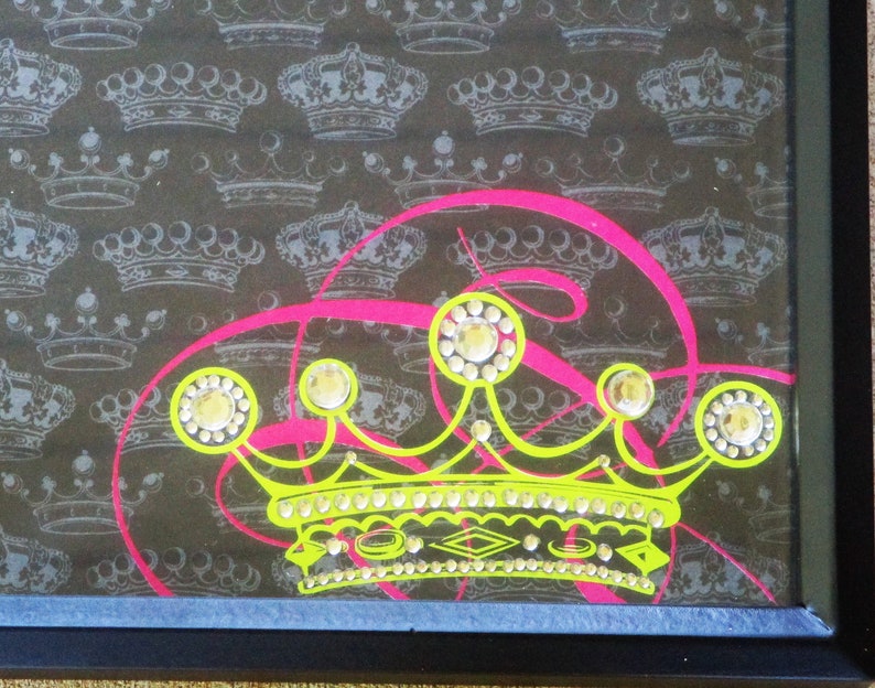 Princess Shadow Box-custom Order, Princess Bedroom Decor, Girl Bedroom ...