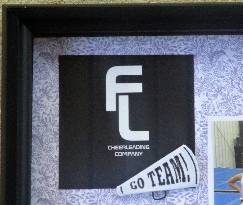 Cheerleading Shadow Box, Cheer Coach Gift, First Look Cheerleading ...