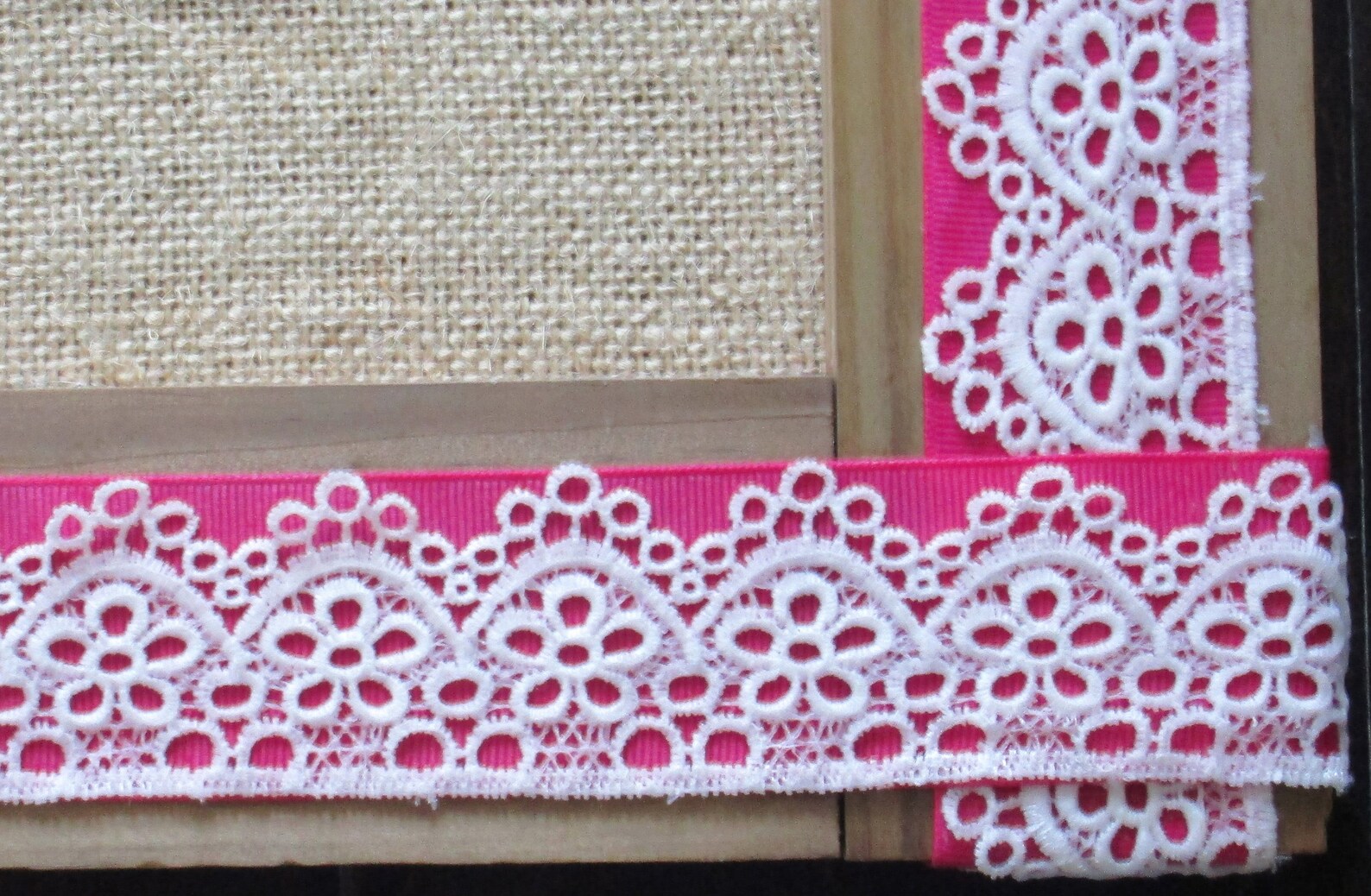 Polka Dot & Lace Bulletin Board: Girl's Bedroom Decor - Etsy