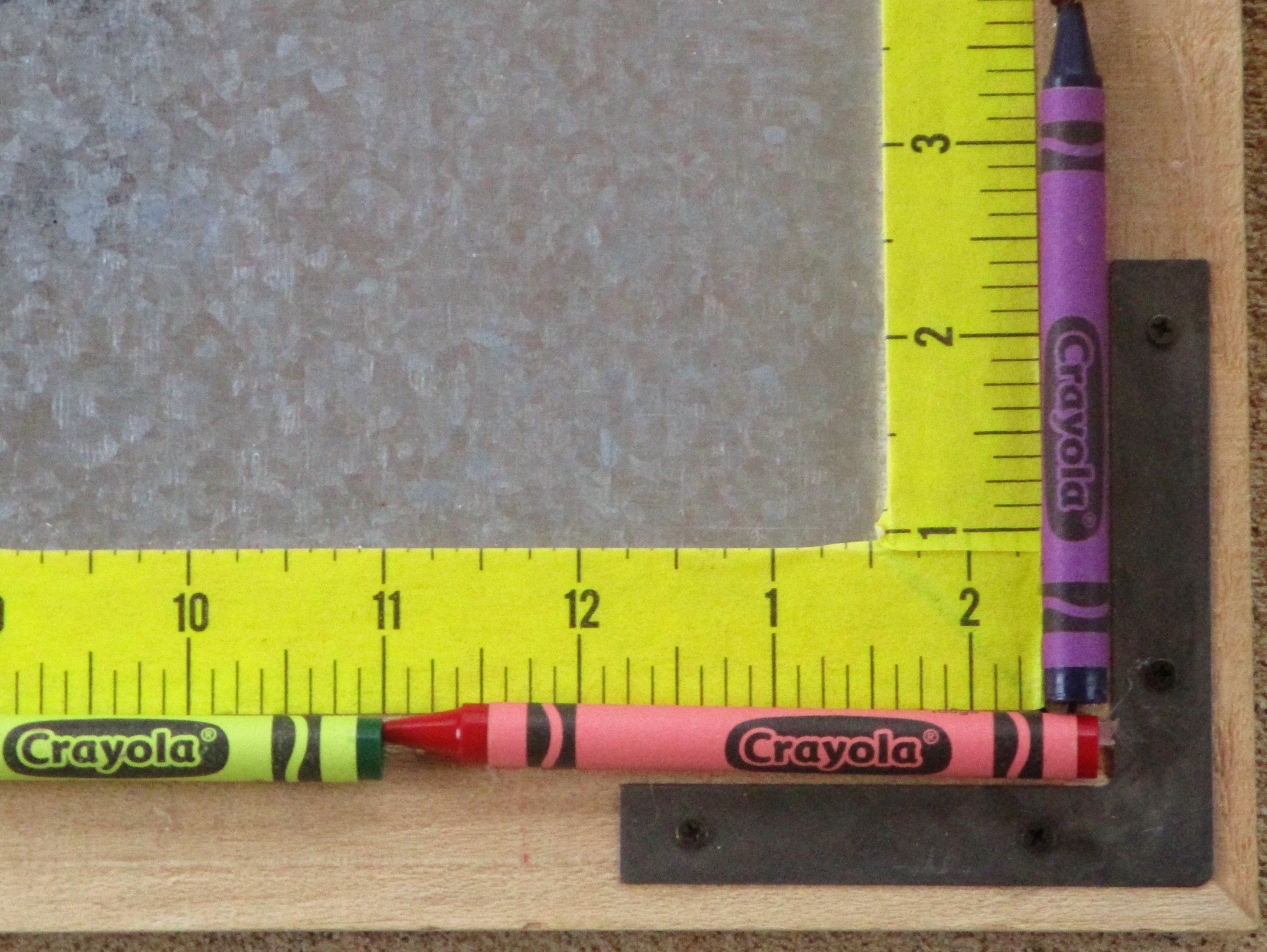 Crayon Magnetic Teacher Board: Ruler Frame, Classroom Decor - Etsy