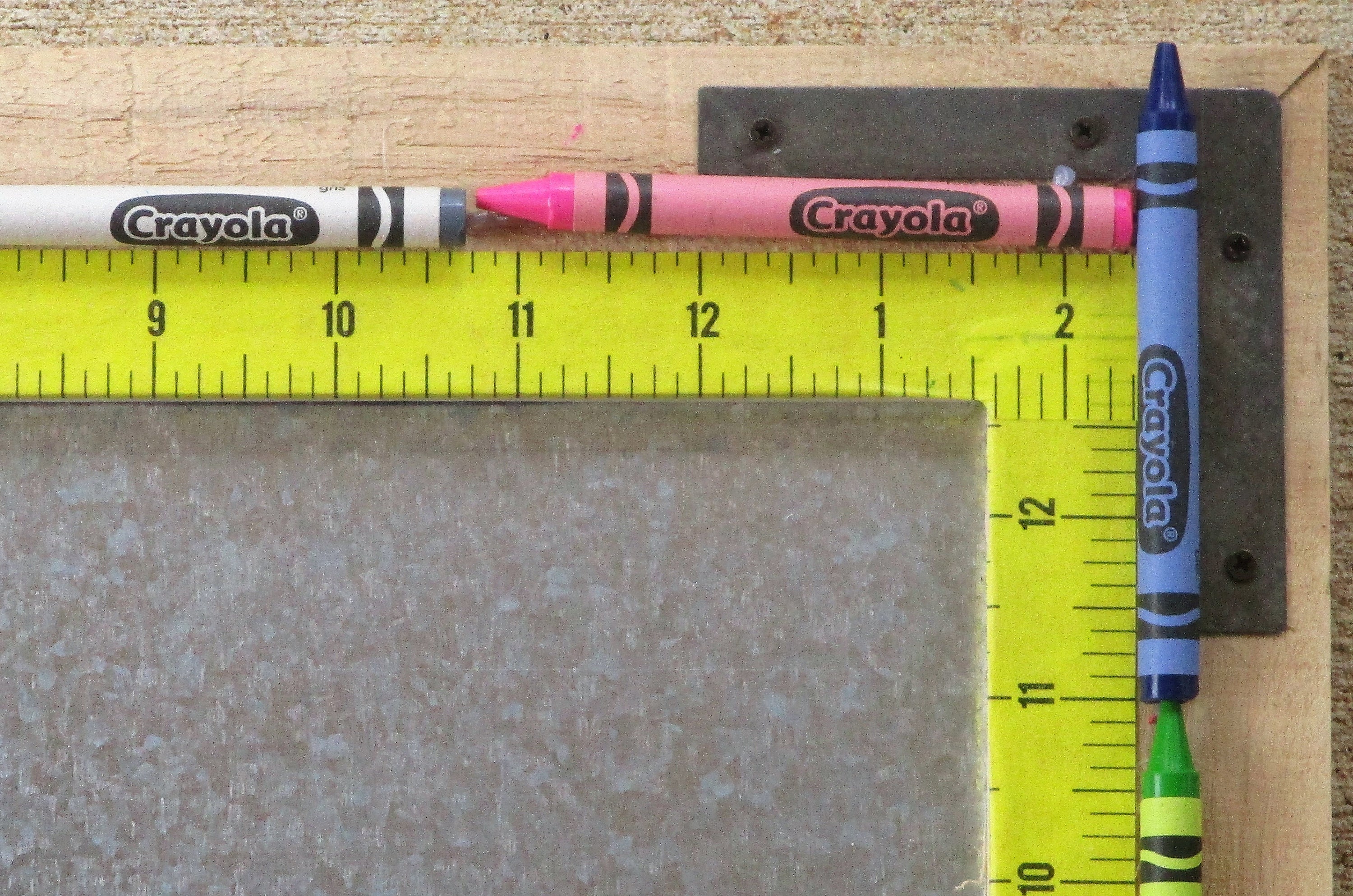 Crayon Magnetic Teacher Board: Ruler Frame, Classroom Decor - Etsy