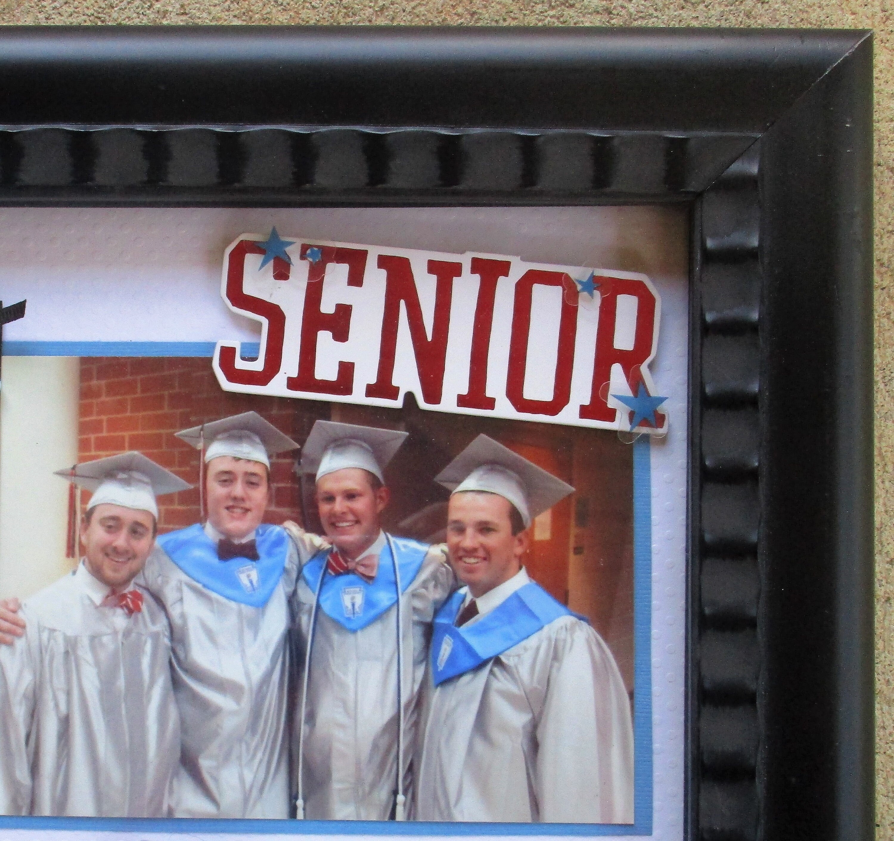 High School Graduation Gift, Gift for Grad, Diploma Frame, Cap and Gown ...