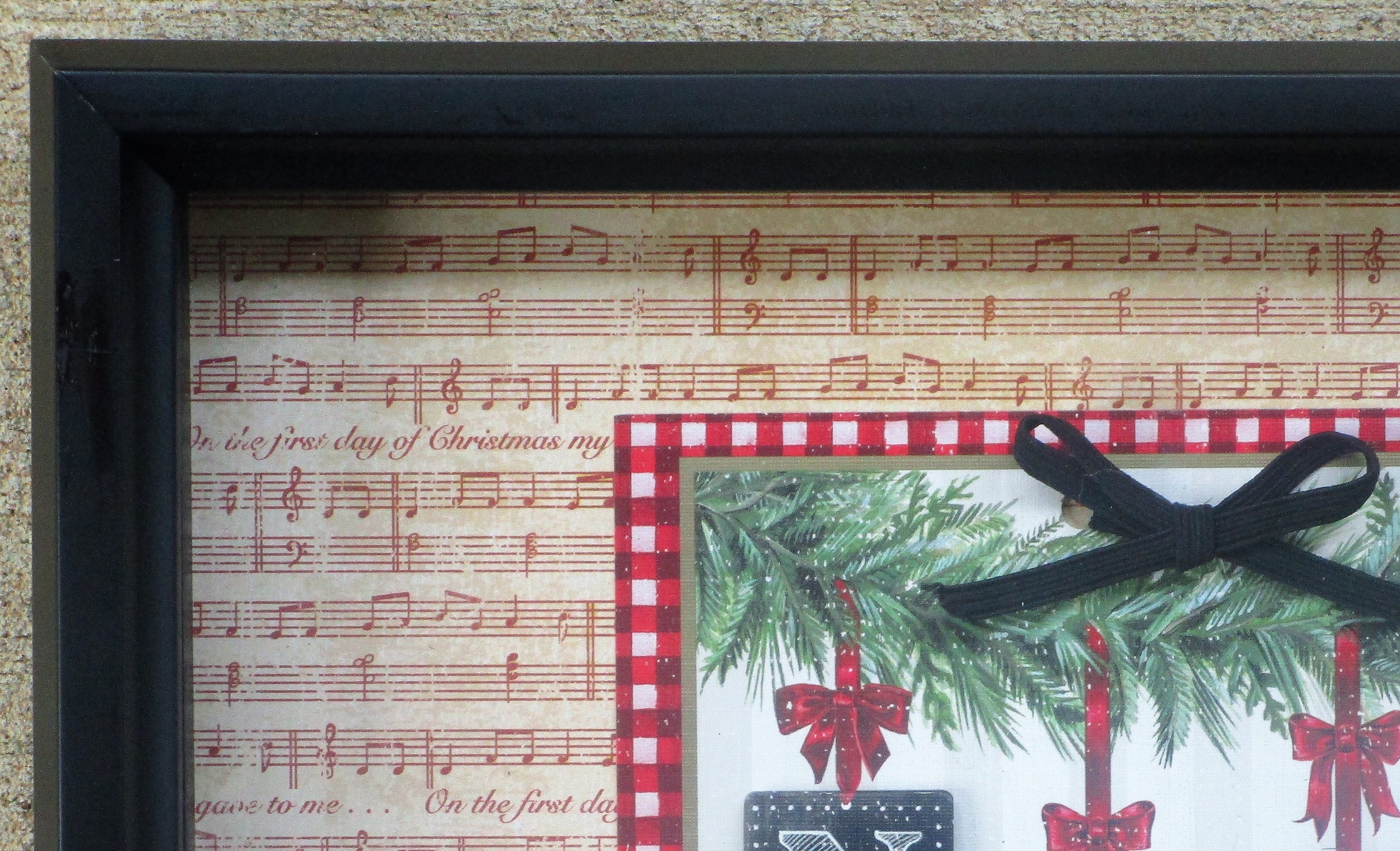 Noel Christmas Card Christmas Shadow Box Christmas Card - Etsy