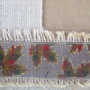 Fall Burlap Frame 4x6, Fall Leaf Frame, Fall Sign, 4x6 Picture Frame ...