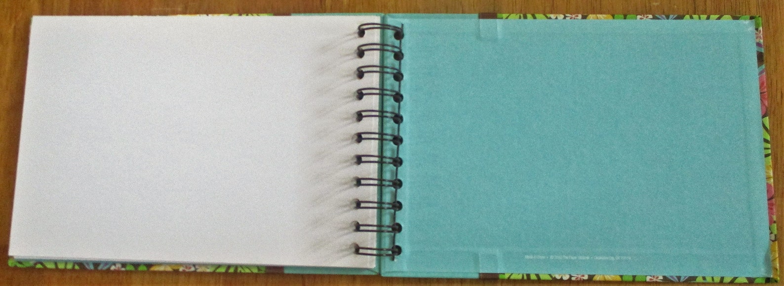 Spiral Flower Scrapbook, Floral Scrapbook (8x5.5), Paper Studio 20 ...