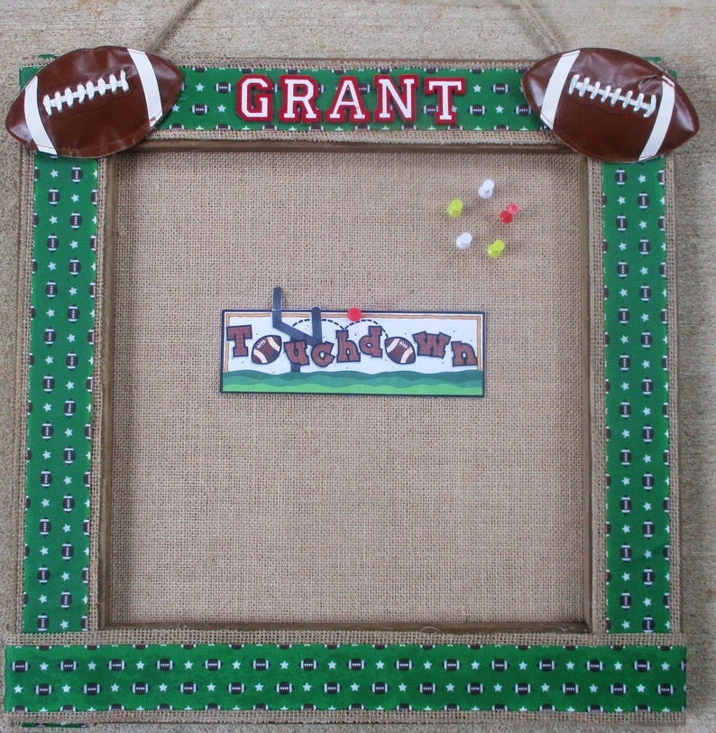 Football Bulletin Board Touchdown Football Pin Board Boy - Etsy