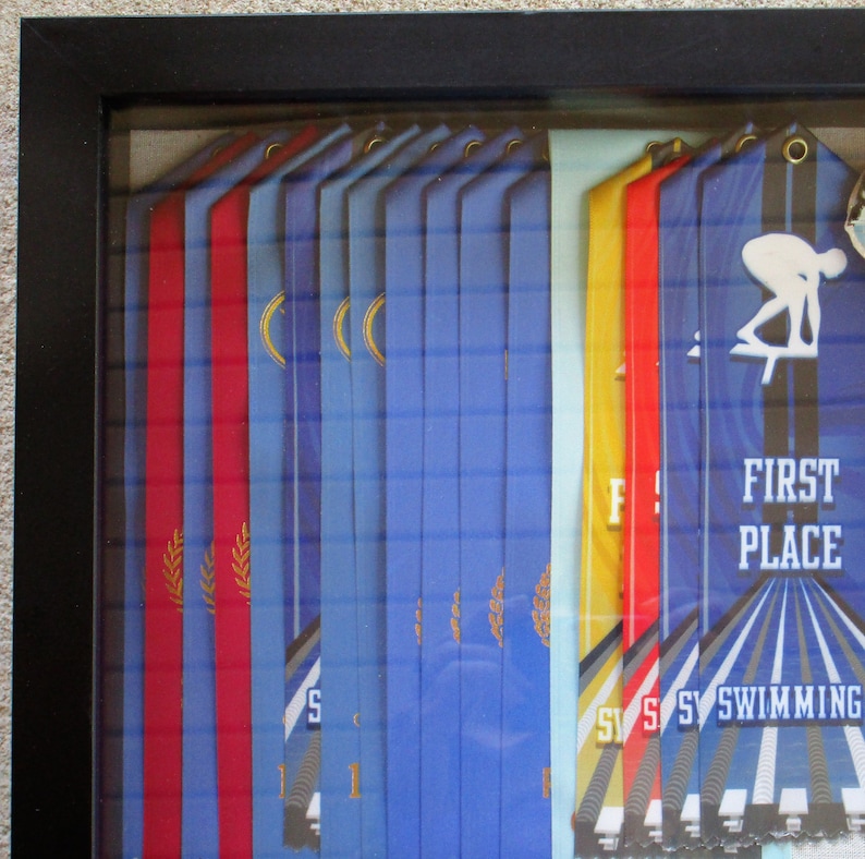 Case for Ribbon Display, Swim Ribbon Display, Athletic Ribbon Display ...