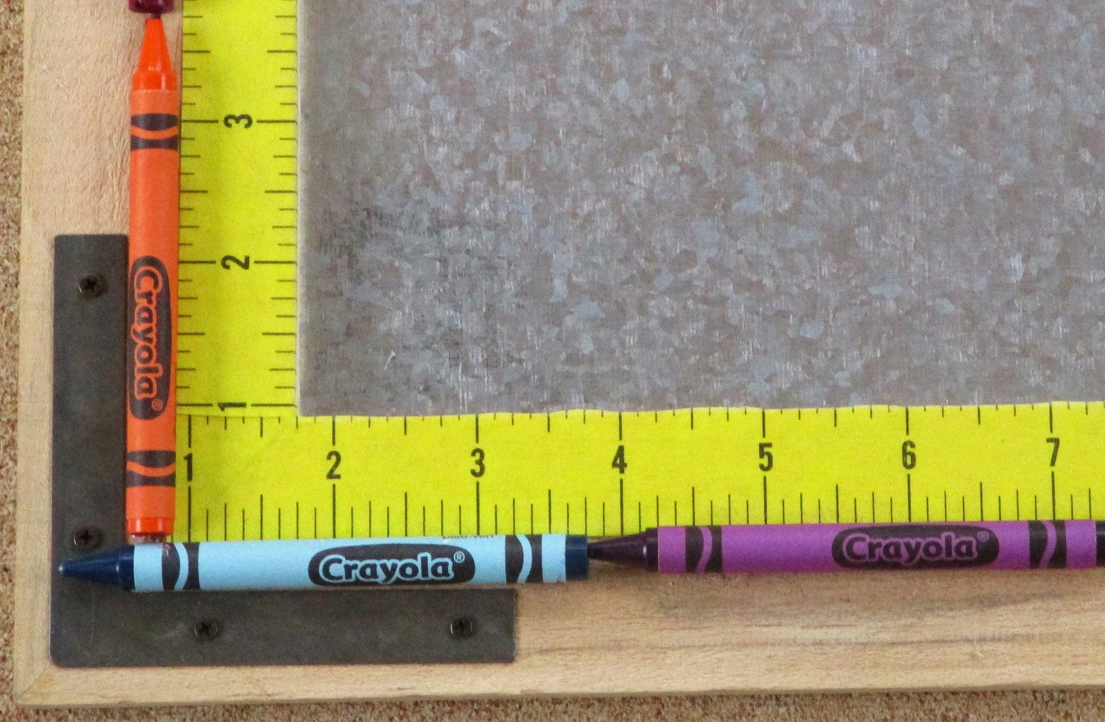 Crayon Magnetic Teacher Board: Ruler Frame, Classroom Decor - Etsy