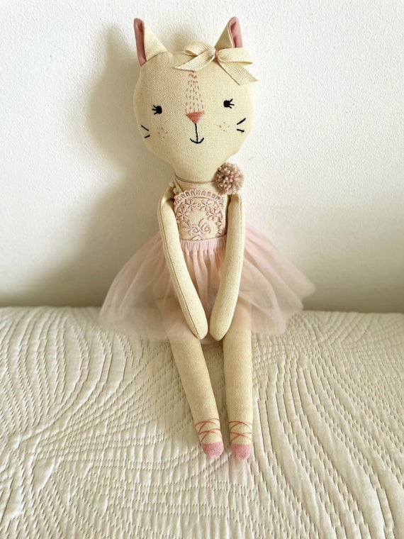 Dolls Cat doll handmade Cloth doll Handmade animal doll Rag doll cat ...