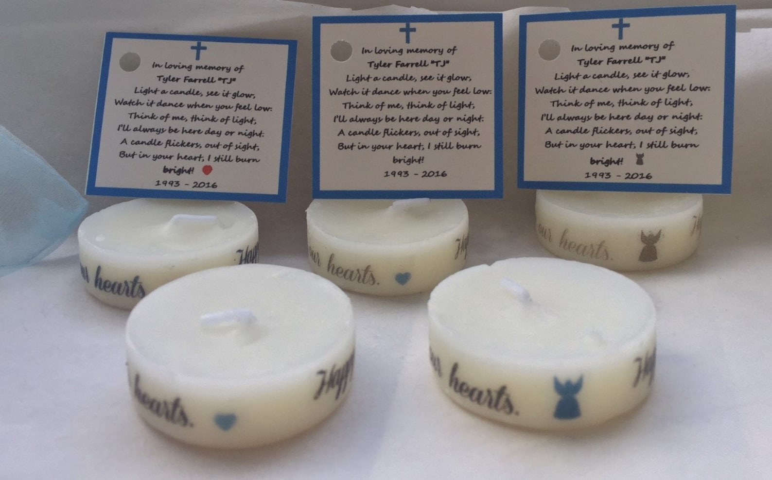 Remembrance-candles-funeral-memory-memorial-candles - Personalised ...