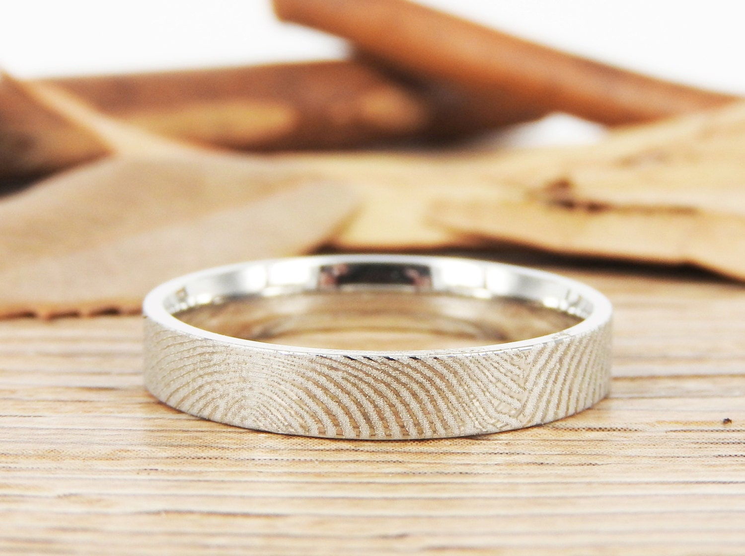 Your Actual Finger Print Rings Family Fingerprints - Etsy UK