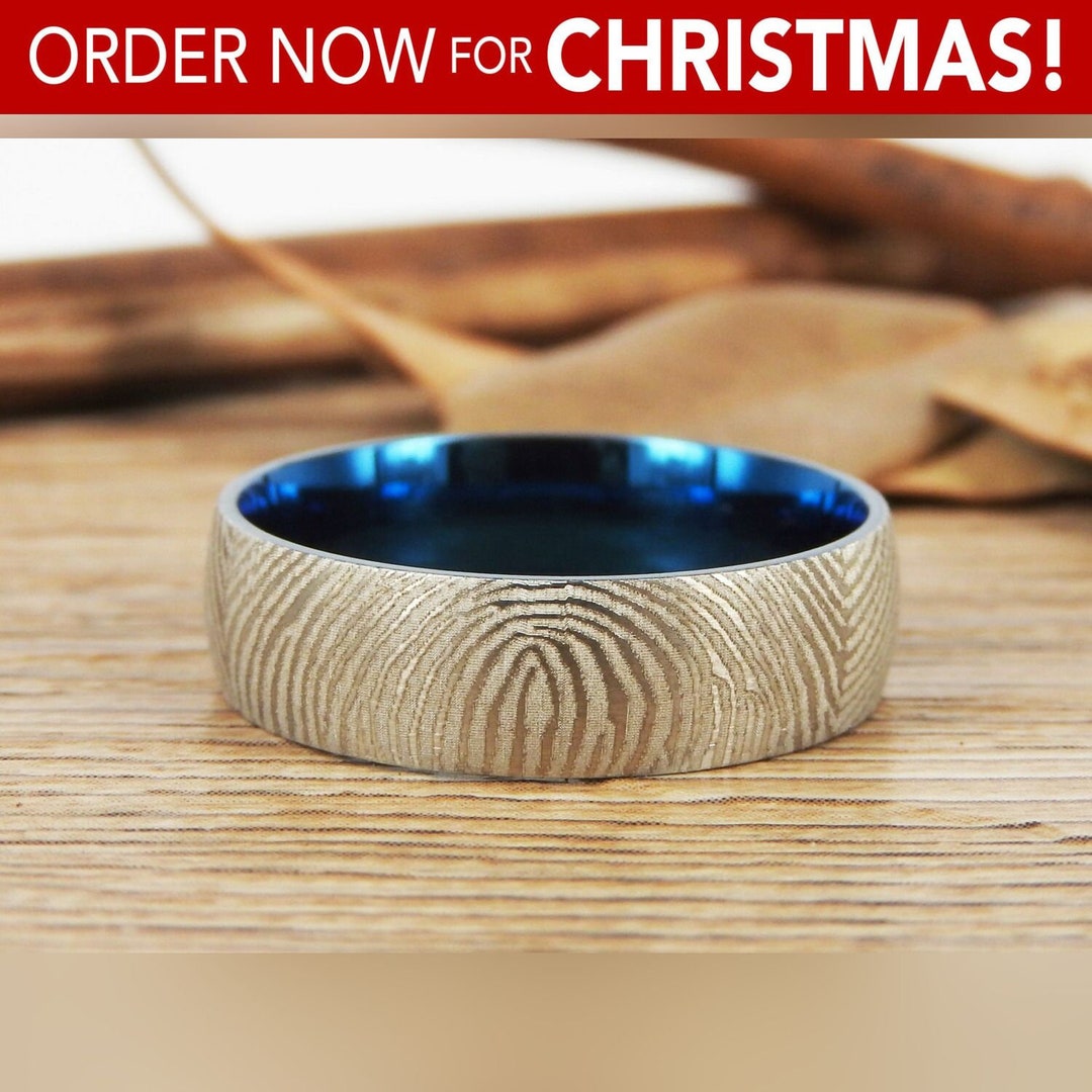 Your Actual Finger Print Rings Family Fingerprints - Etsy