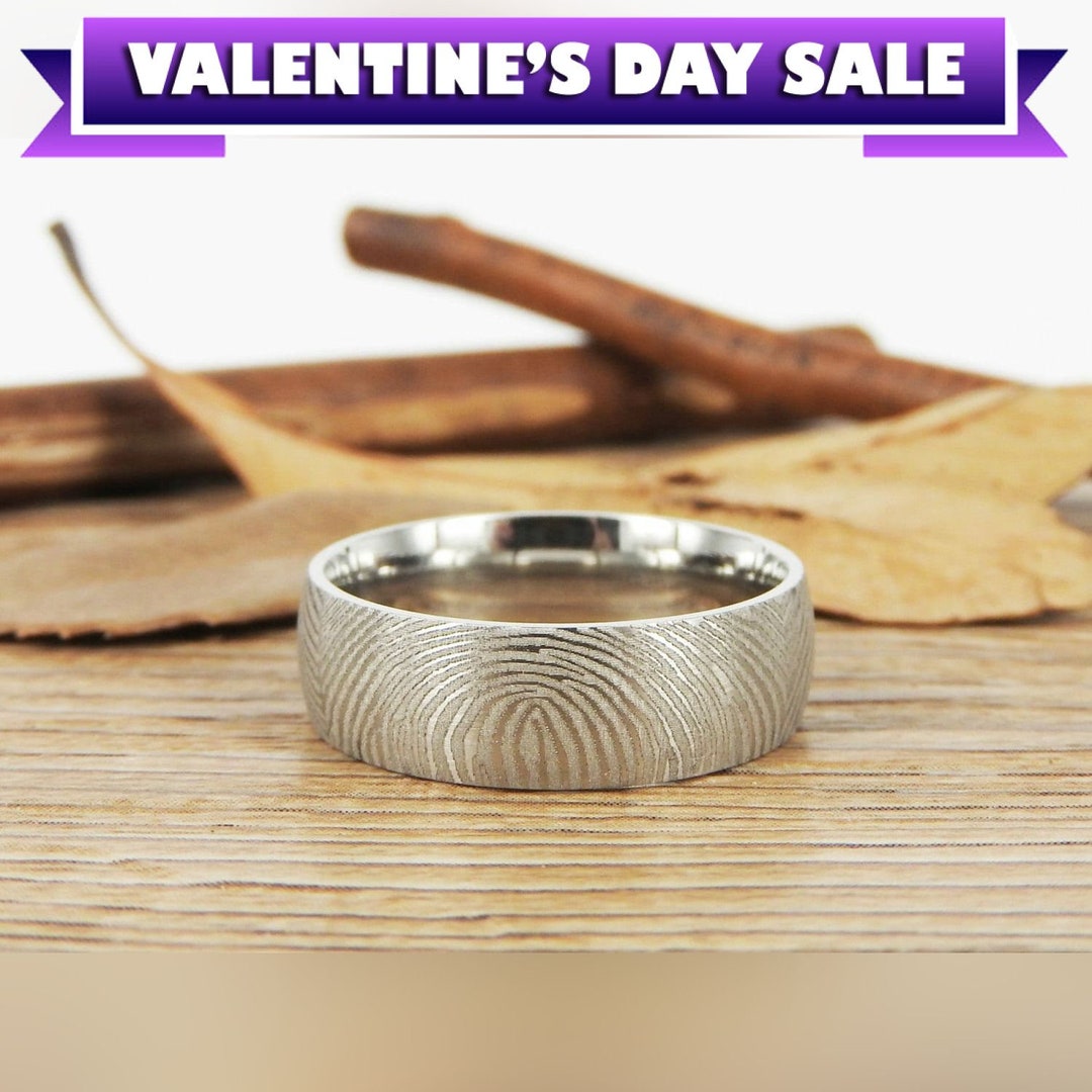 Your Actual Finger Print Rings, Family Fingerprints, Friendship Rings ...