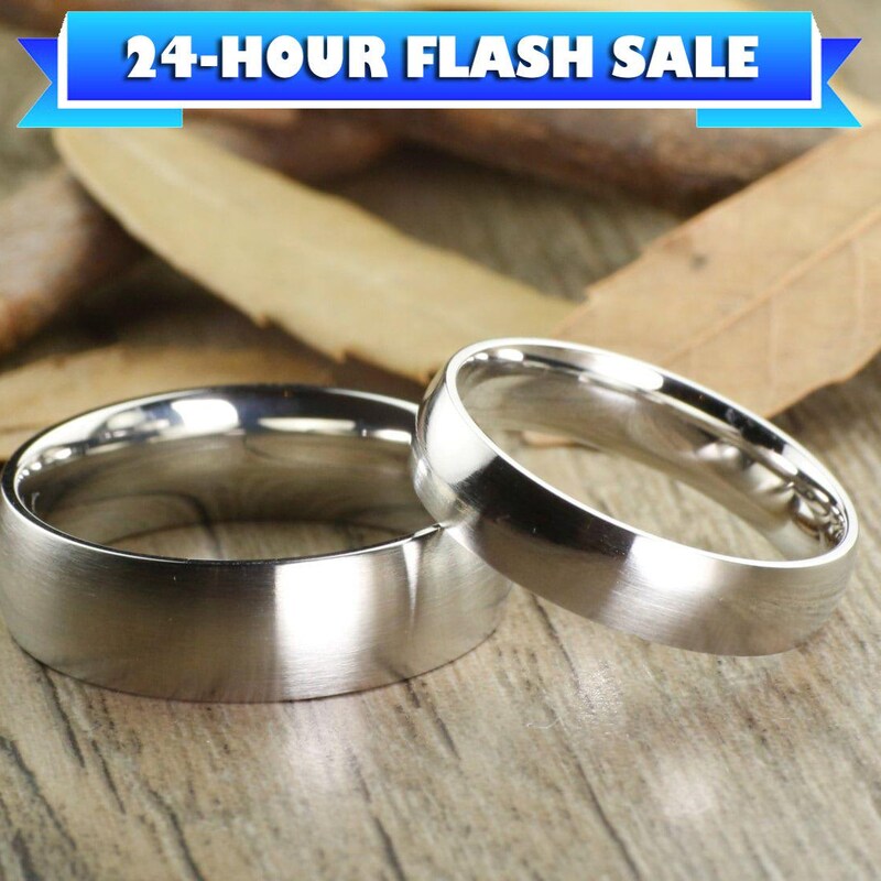 Matte Wedding Ring - Etsy UK