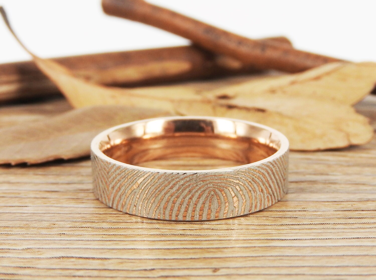 Your Actual Finger Print Rings Family Fingerprints | Etsy