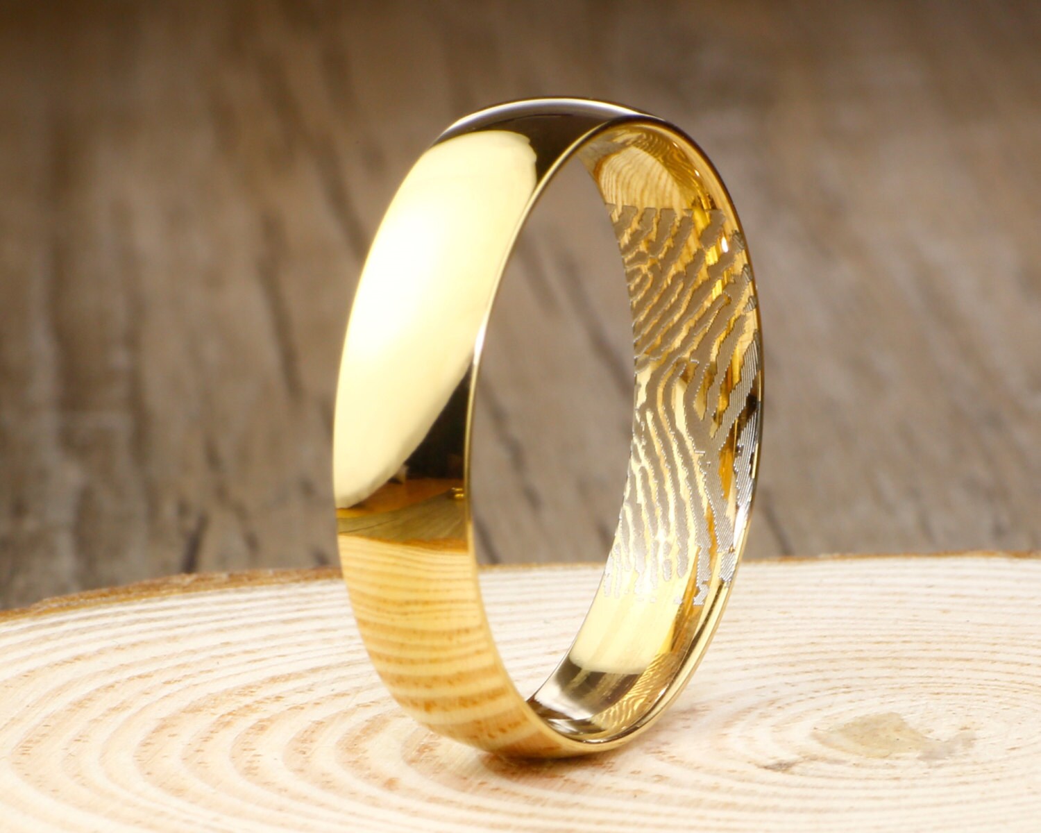 Your Actual Finger Print Rings Personalize PROMISE RING | Etsy