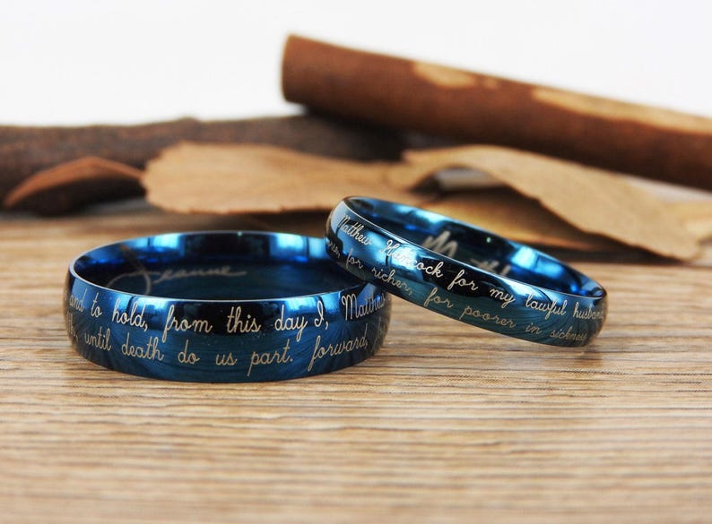 Handmade Handwriting Rings, Signature Rings, Initial Ring, Personalized ...