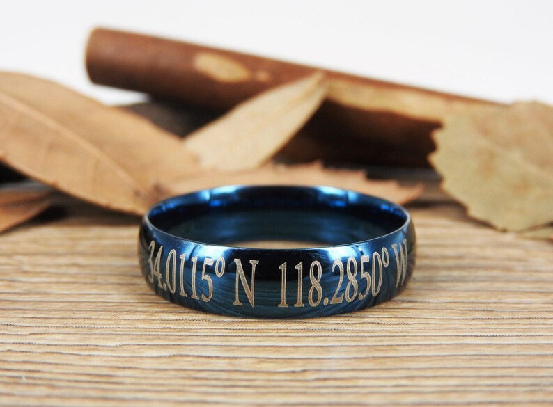 Latitude Longitude Ring, Coordinate Ring, Longitude Latitude ...