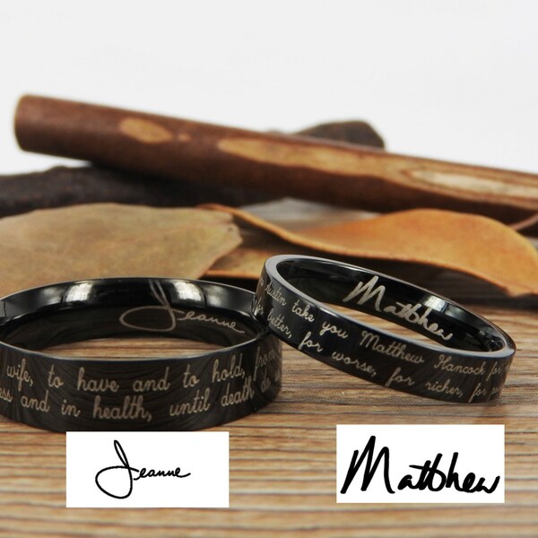 Matching Wedding Bands - Etsy