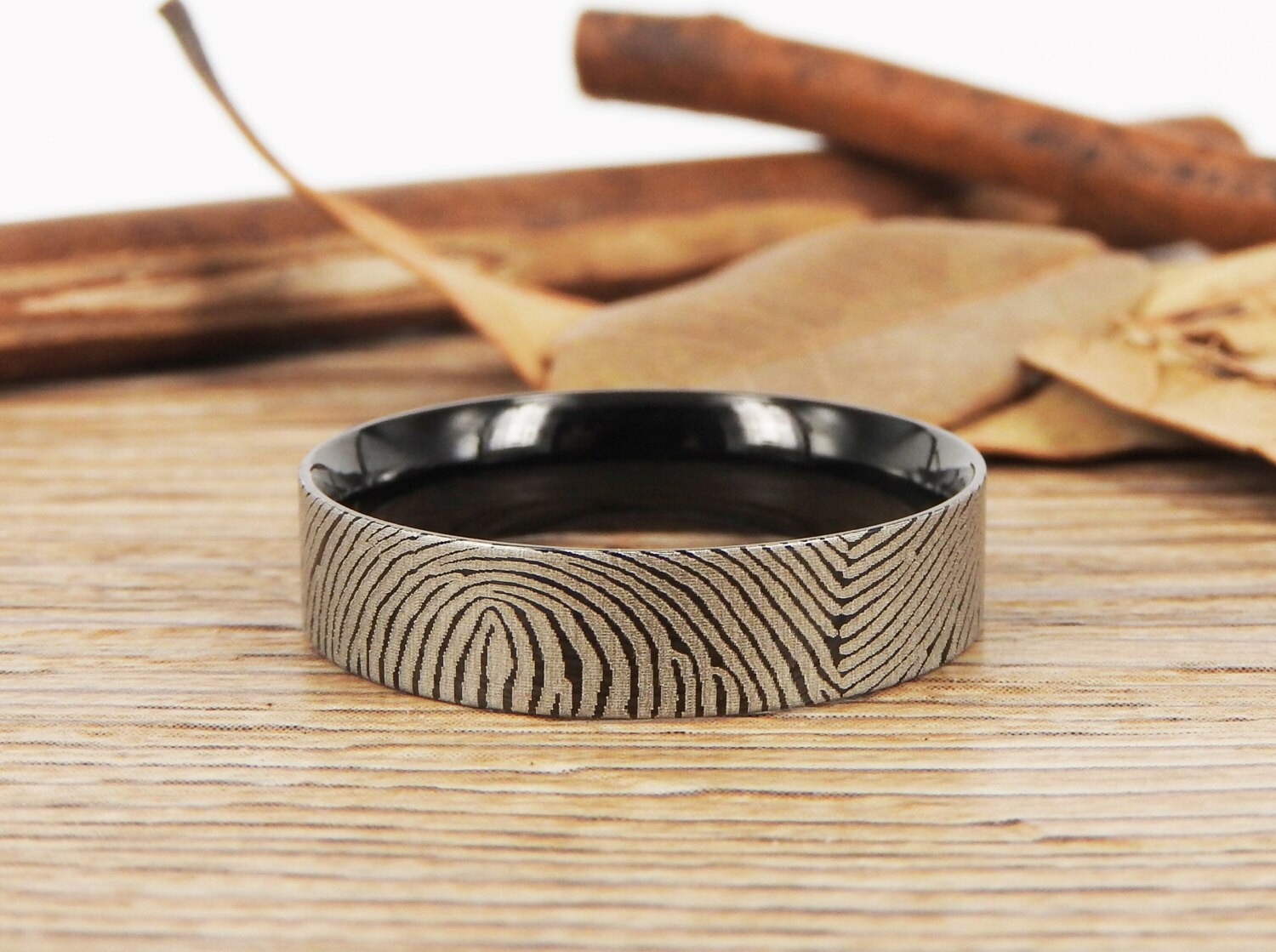 Your Actual Finger Print Rings Family Fingerprints | Etsy