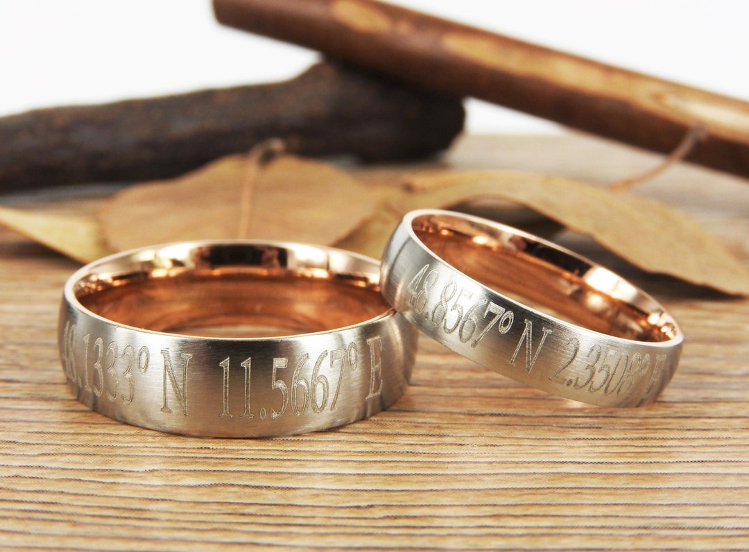 Latitude Longitude Ring, Coordinate Ring, Longitude Latitude ...