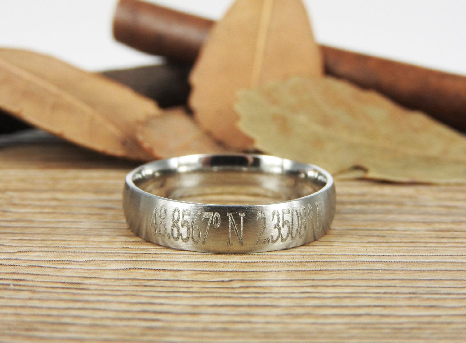Latitude Longitude Ring, Coordinate Ring, Longitude Latitude ...