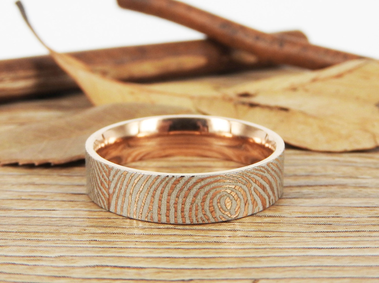 Your Actual Finger Print Rings Family Fingerprints | Etsy