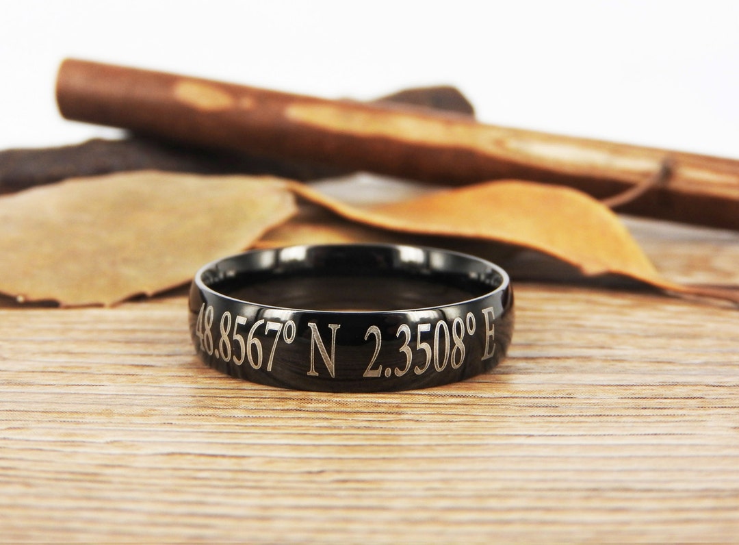 Latitude Longitude Ring, Coordinate Ring, Longitude Latitude ...