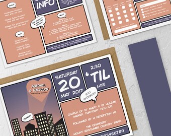 Comic Book Wedding - Etsy