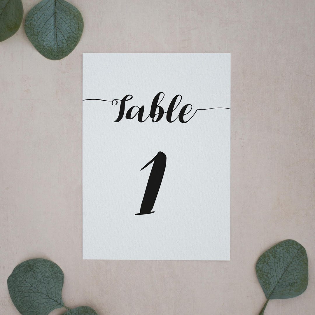 Wedding Table Name Cards, Table Number Cards, Place Name Cards ...
