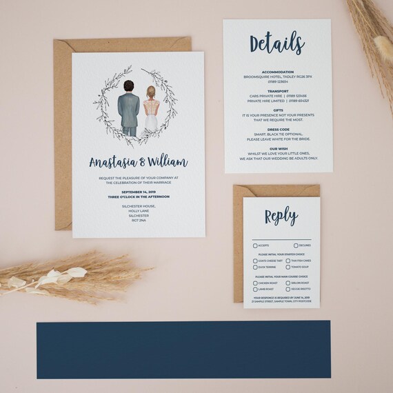 Custom wedding invitation printing store