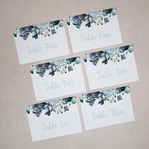 Wedding Table Name Cards, Table Number Cards, Place Name Cards ...