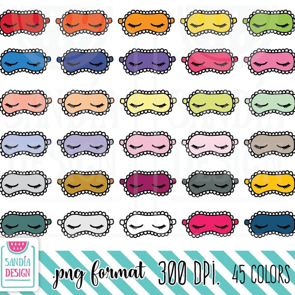 Sleep Mask Clipart - Etsy