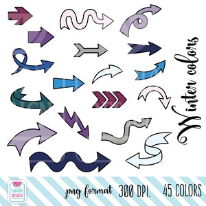 72 Doodle Arrows Clipart. Personal and Commercial Use. - Etsy