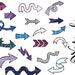 72 Doodle Arrows Clipart. Personal and Commercial Use. - Etsy