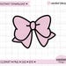 Kawaii Bow, Doodle Bow, Cute Bow Clipart, PNG, SVG, and EPS, Personal ...