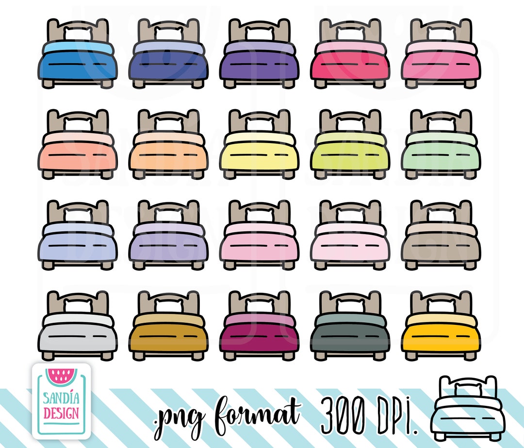 45 Doodle Bed Clipart. Personal and Commercial Use. - Etsy