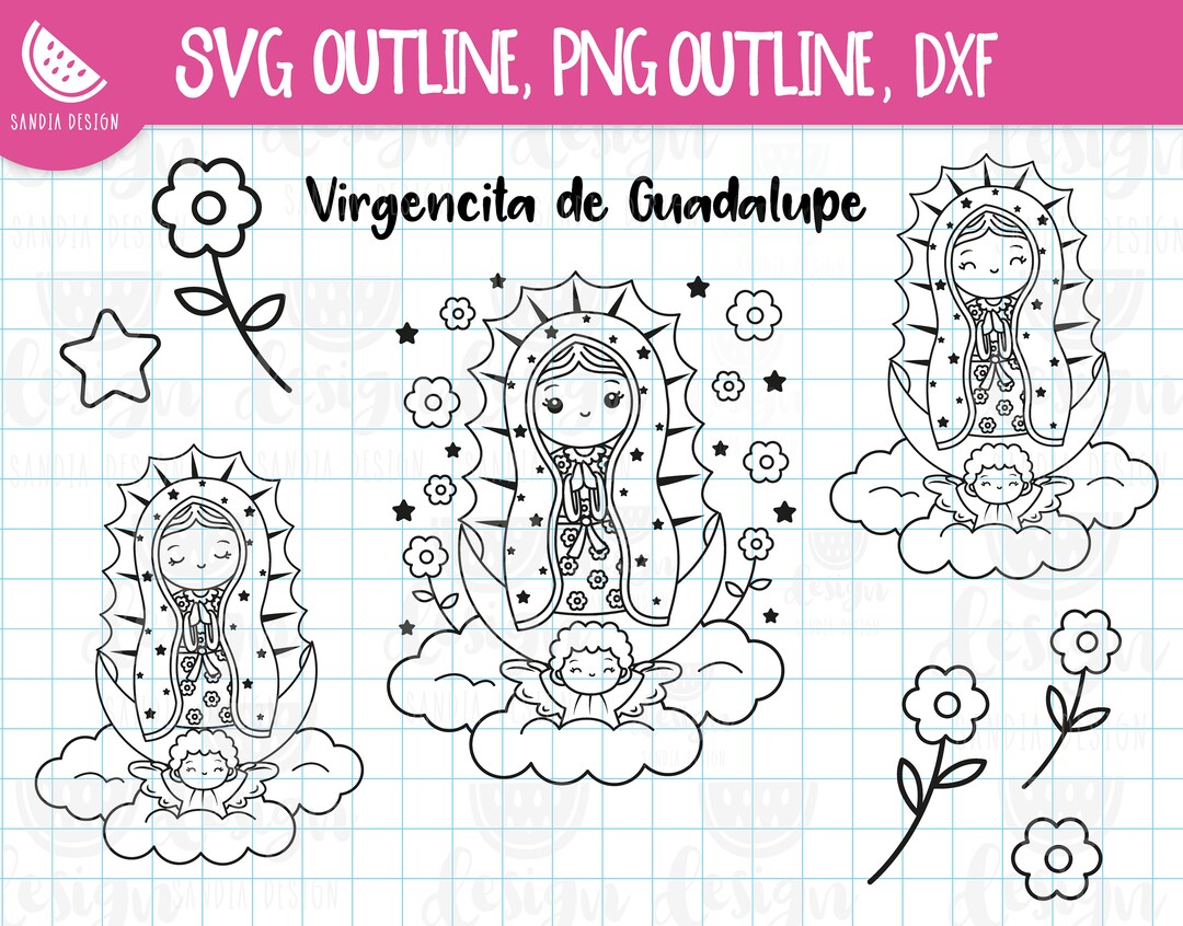 Virgin of Guadalupe, Virgin Mary, Catholic Clip Art, Virgencita Clipart ...