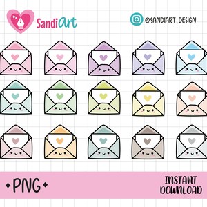 Cute Kawaii Happy Mail, Editable Files, SVG, EPS, PNG, Dxf, Outline ...