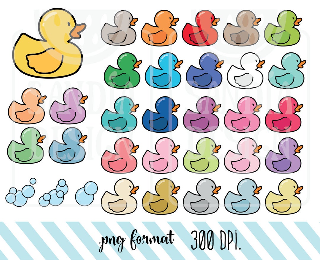 30 Doodle Rubber Duck Clipart. Personal and Commercial Use. - Etsy