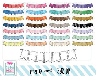 45 Doodle Ribbon Banner Clipart. Personal and Comercial Use. | Etsy