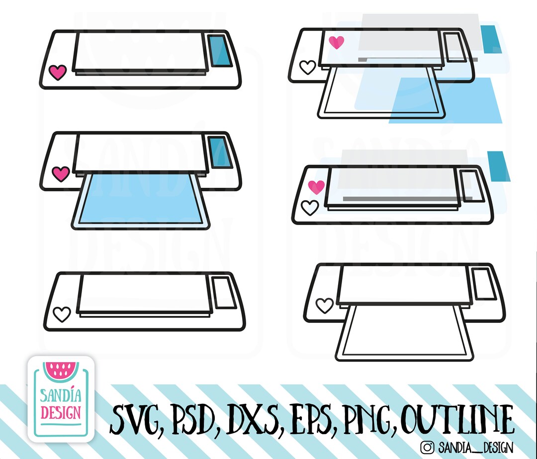 Doodle Plotter, SVG, PNG, PSD, Outline, Dxf, Personal and Commercial ...