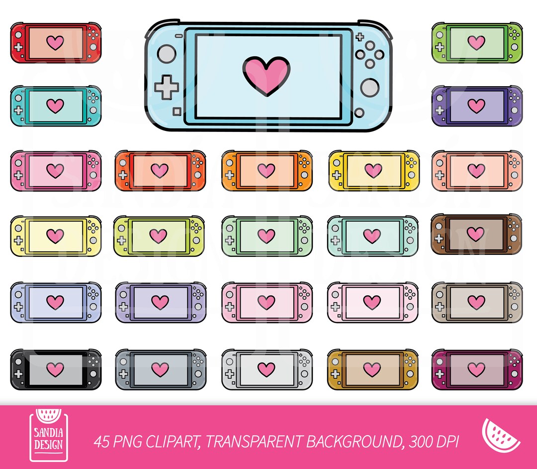 45 Doodle Switch Controller Clipart. Personal and Commercial Use. - Etsy